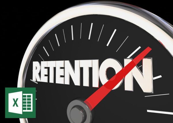 How to Measure Retention Rate: Excel Workbook and Guide - Subscription ...