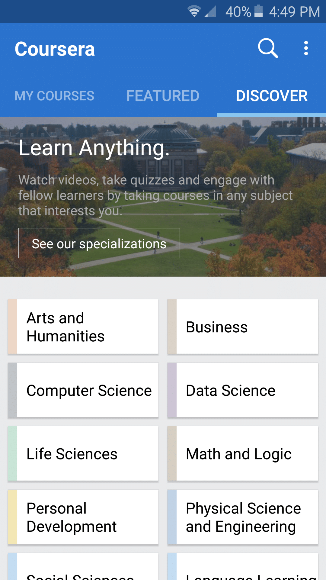Coursera Now Offers Subscriptions for Education Specialization ...