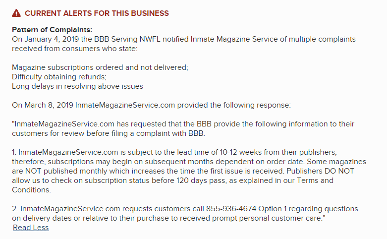 Inmate Magazine Service Permanently Banned from Selling Magazine ...