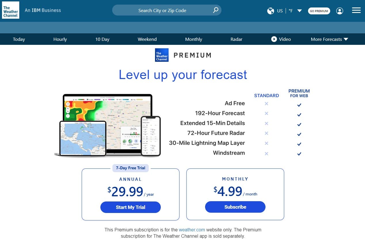 The Weather Channel Launches Livestream Subscription for $3 a Month ...