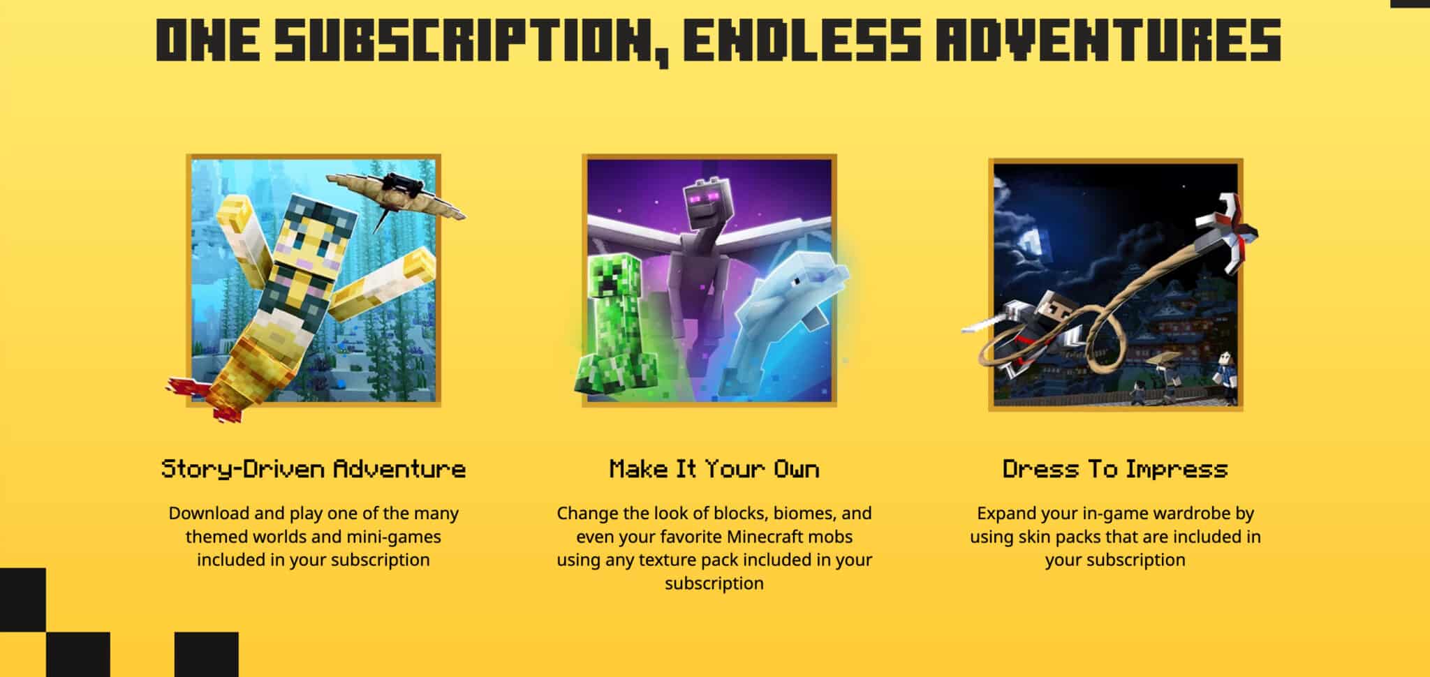 Build, Play, Subscribe: Minecraft Introduces the Ultimate Marketplace ...
